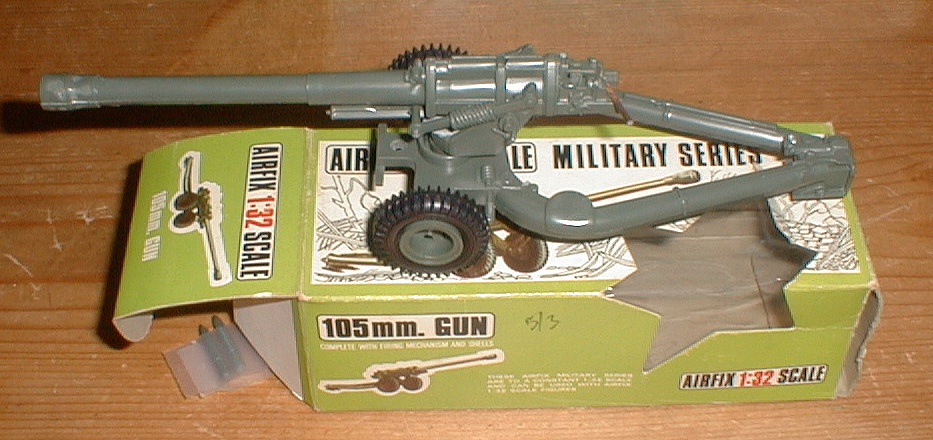 105mm Light Field Gun - Vintage Airfix