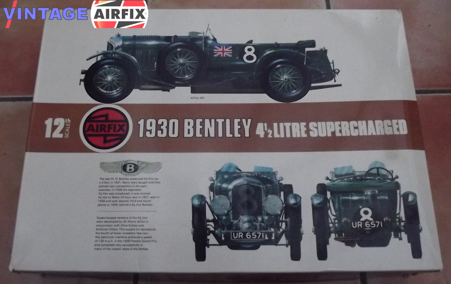 1930 4.5 Litre Supercharged Bentley - Vintage Airfix