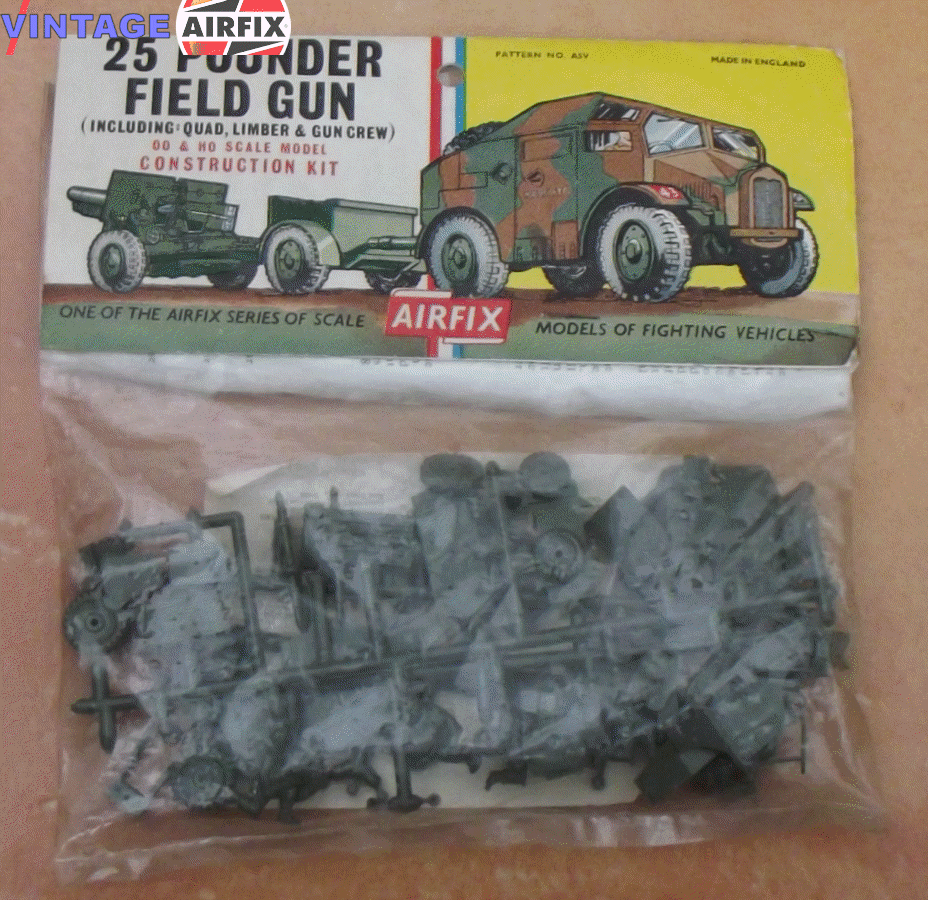 25 Pounder Field Gun - Vintage Airfix