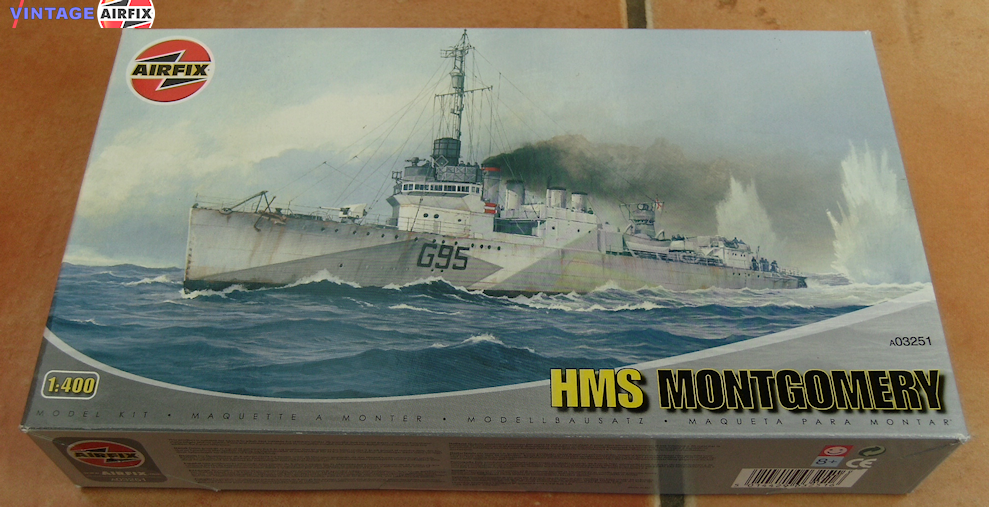 HMS Montgomery - Vintage Airfix