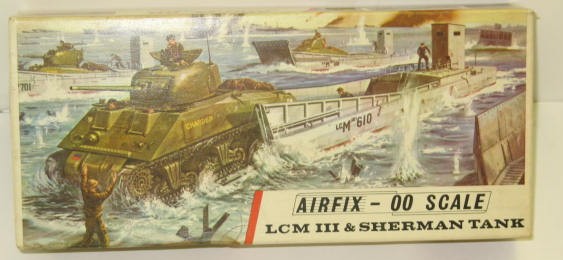 LCM3 and Sherman - Vintage Airfix