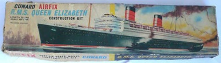 R.M.S. Queen Elizabeth - Vintage Airfix