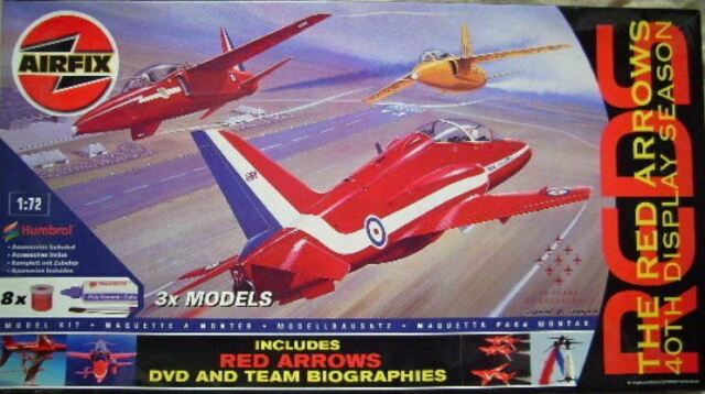 Red Arrows Anniversary set - Vintage Airfix