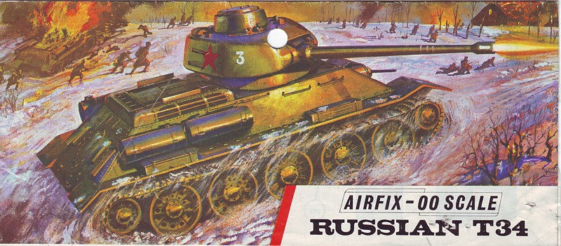T34 Tank - Vintage Airfix