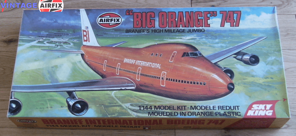 Big Orange Boeing 747 - Vintage Airfix