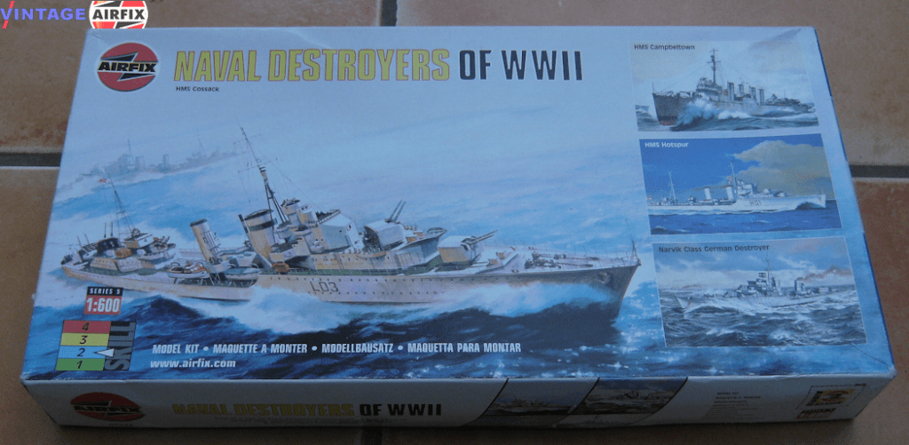 Naval Destroyers of WWII - Vintage Airfix