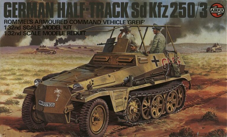 Rommel's Half-Track - Vintage Airfix